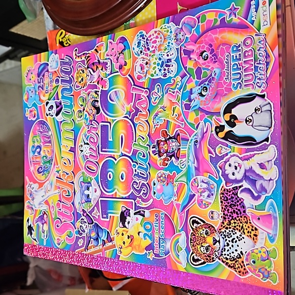 Lisa Frank | Other | Lisa Frank Stickermania Book Over 85 Stickers Missing Some Stickers | Poshmark